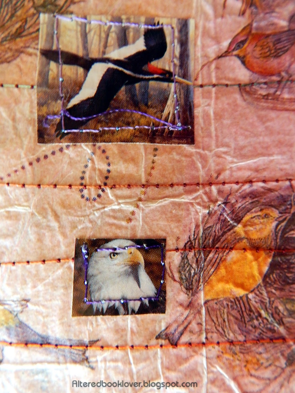 Altered Book Lover: This book is for the BIRDS, part 2