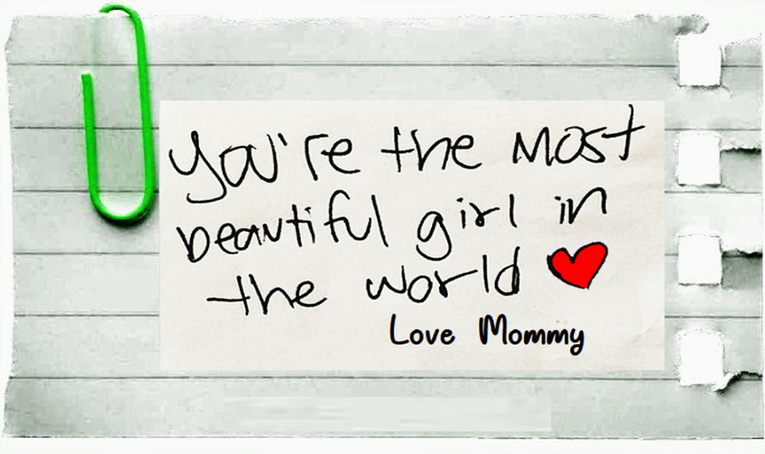 Leave LOVE NOTES to your kids