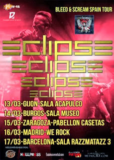 ZEPPELIN ROCK: Eclipse - Fechas por España: gira 2014