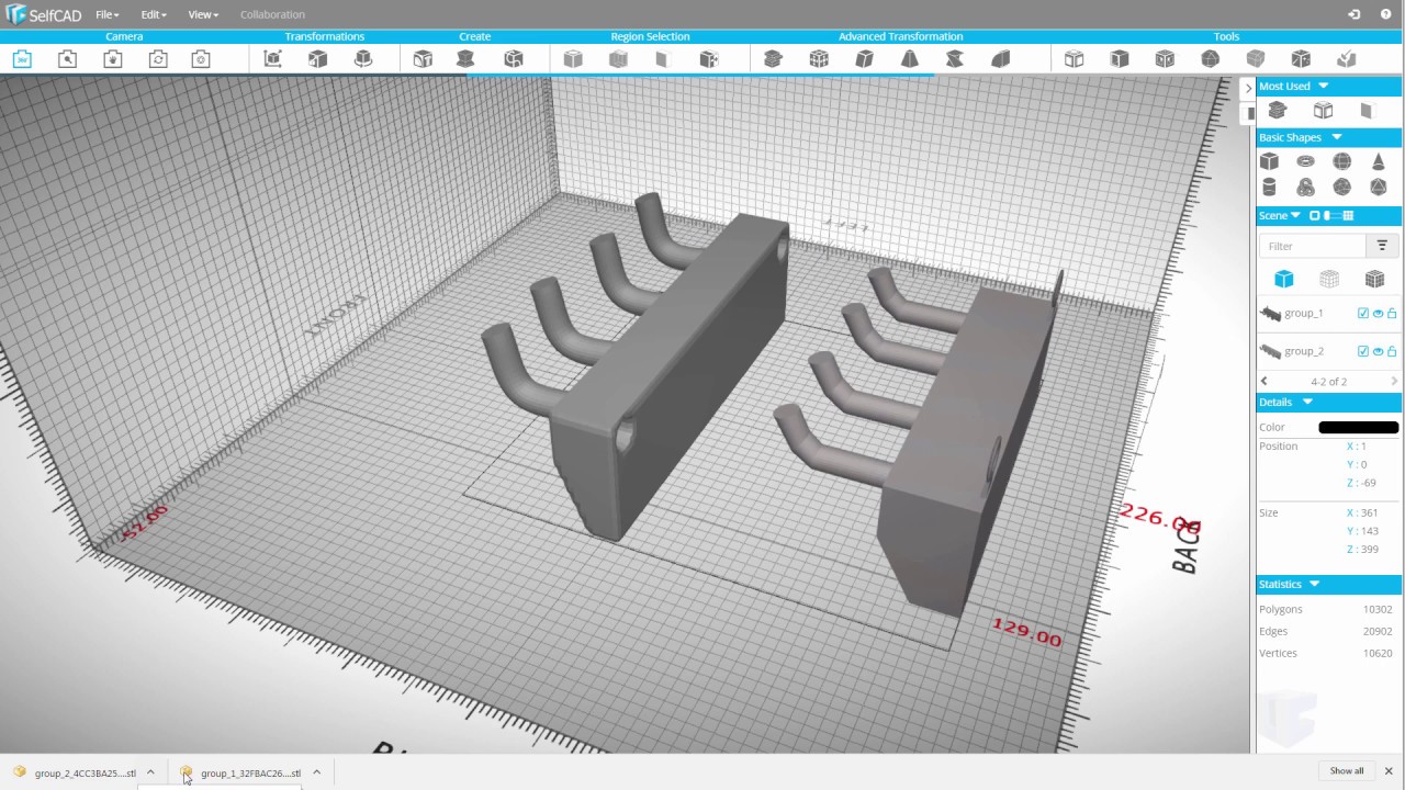 The SelfCad Software