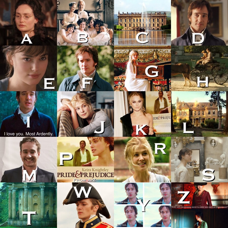 Pride & Prejudice (2005) movie from A to Z