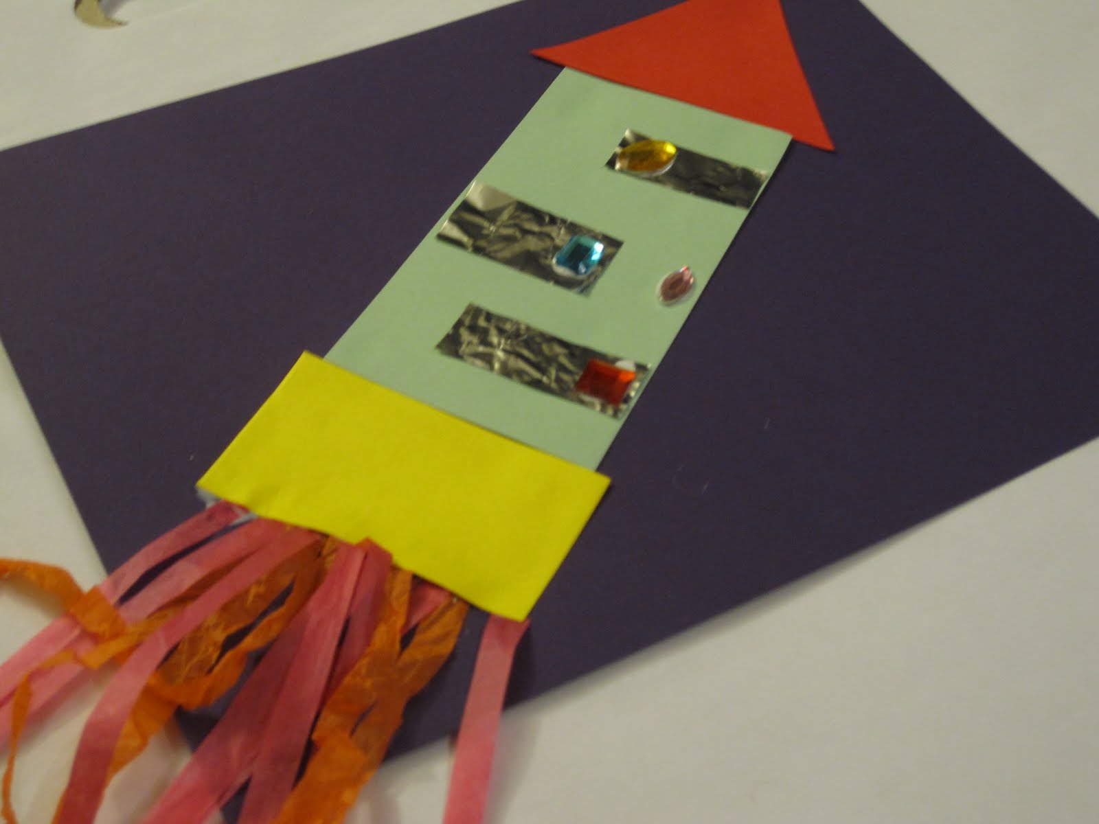 Toddler Approved!: Rocket Shape Collage