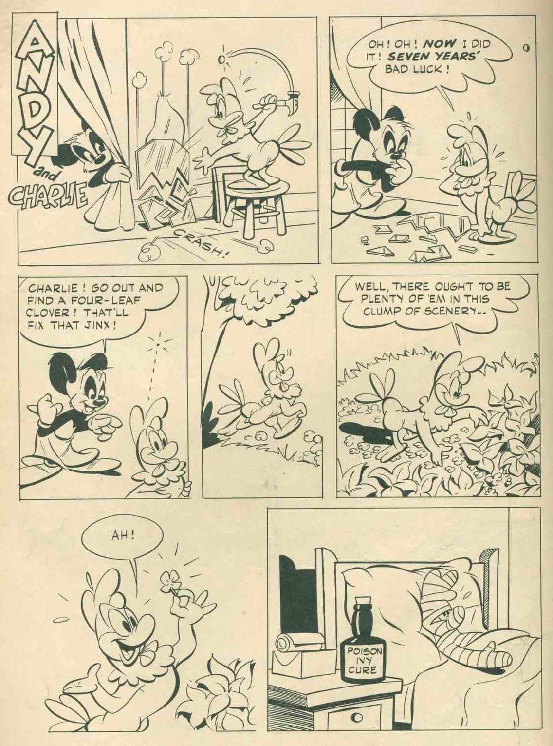 Cartoons, Model Sheets, & Stuff: Andy Panda Comics