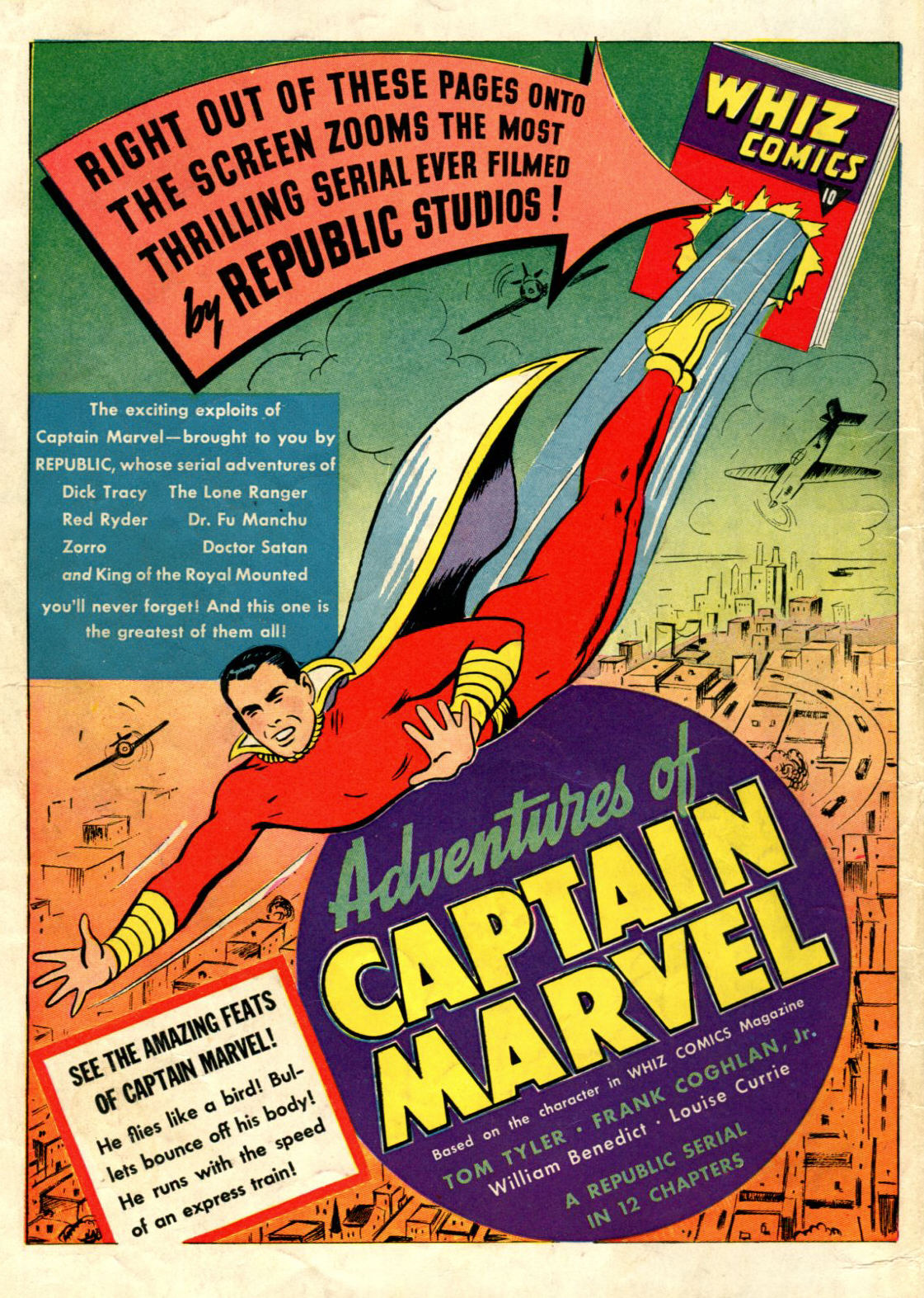 BOOKSTEVE'S LIBRARY: Adventures of Captain Marvel Serial Ad