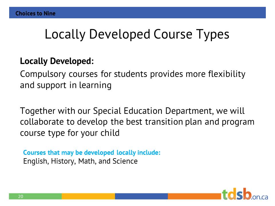 TDSB Learning Centre 3 Elementary Guidance and Career Education
