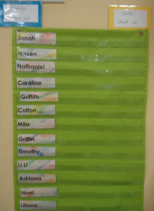 To the Lesson!: Name Recognition in our Classroom