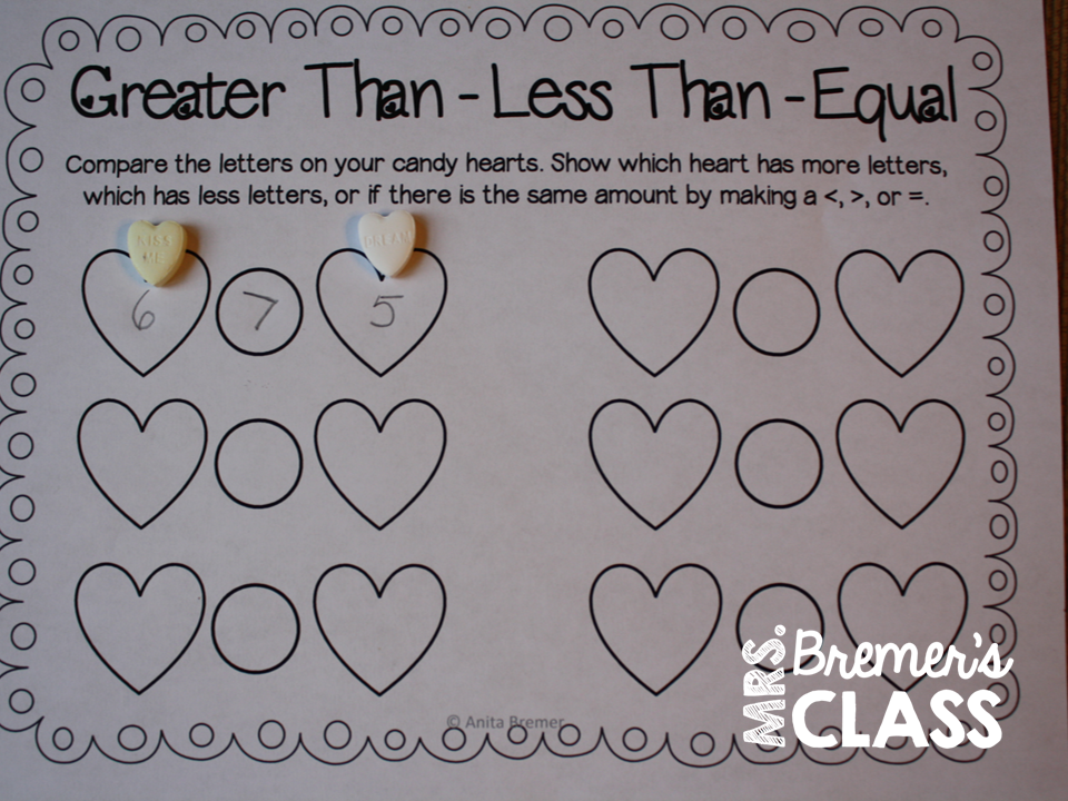Friday Favorites: Valentine's Day Math Activities Using Conversation ...