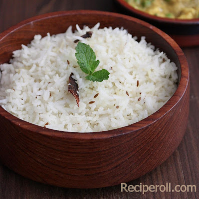 Jeera Rice / Cumin Rice With Kurma