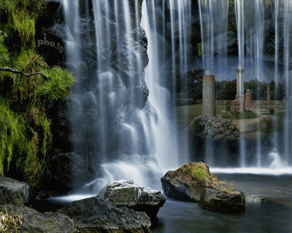 Decent Image Scraps Animated Waterfalls