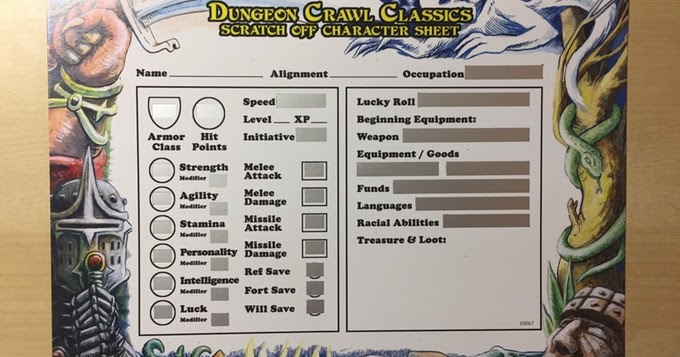 Tenkar's Tavern: Kickstarter - Dungeon Crawl Classics Scratch-Off ...