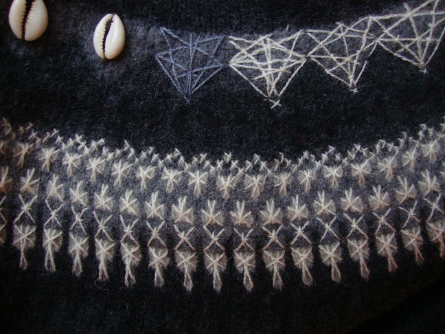 broderier sömmar stygn: Brodera på stickat