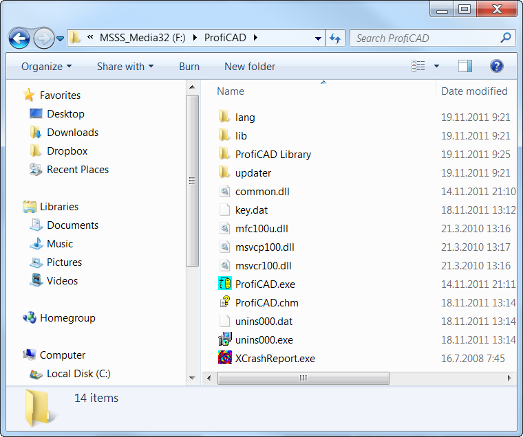 Kreslení elektrotechnických schémat: ProfiCAD portable