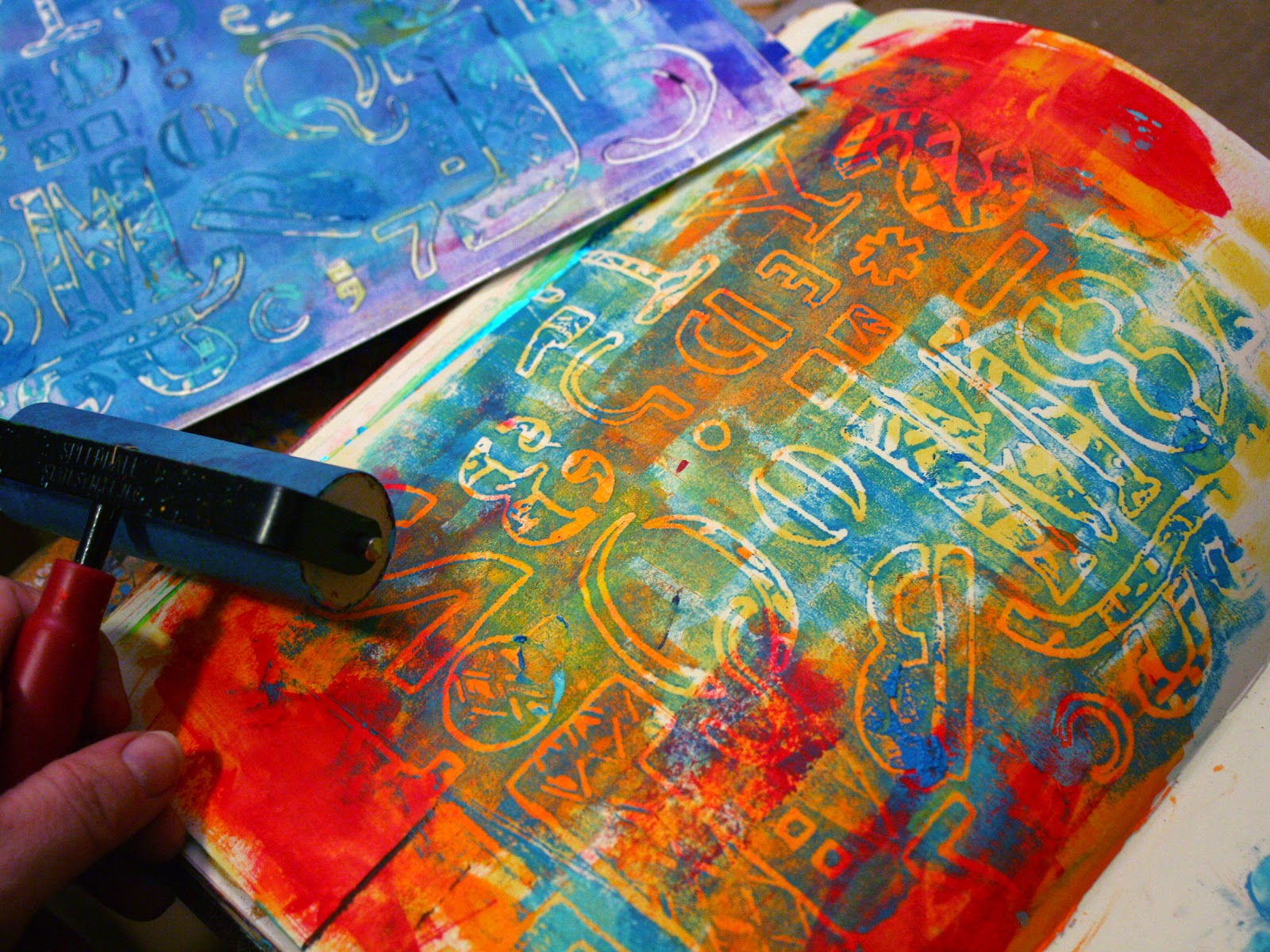 StencilGirl Talk: December StencilClub: Make a Printing Plate!