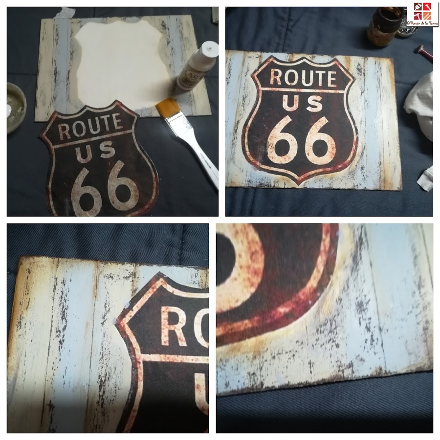 Diy tablero Ruta 66 para el día del padre | Bricolaje