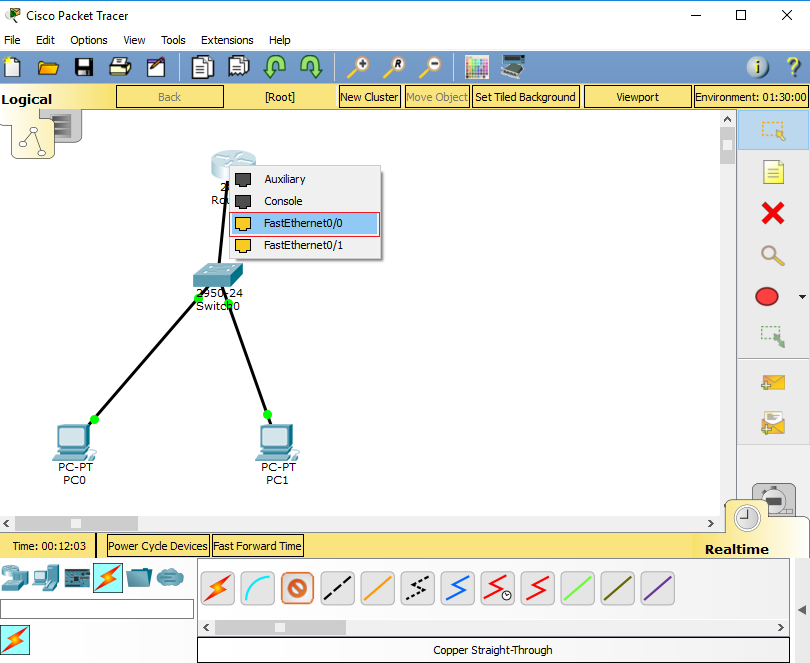 How to connect two network using router in Packet Tracer?