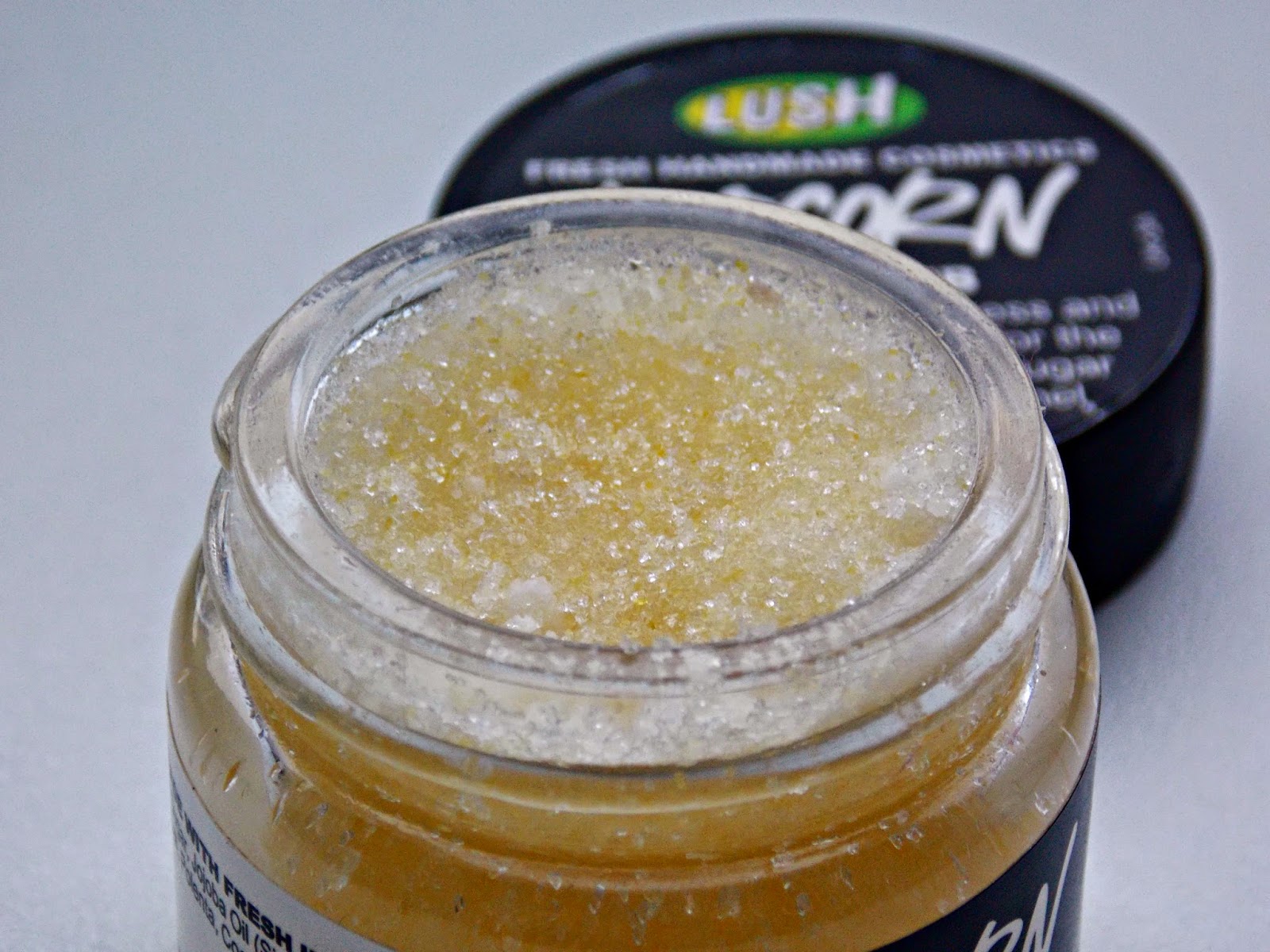 Lush Popcorn Lip Scrub review | Call Me S