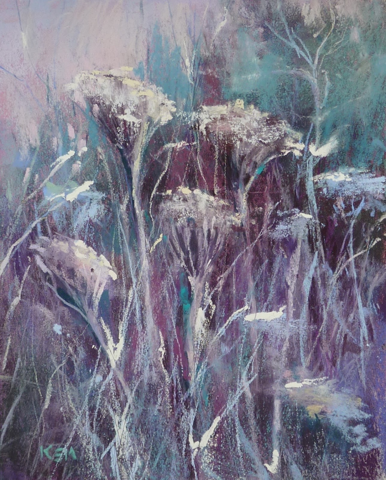 Painting My World: Painting Frost with Pastels