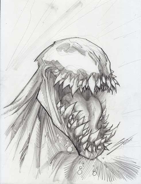 MARVEL COMICS: VENOM HEADSHOT ART--