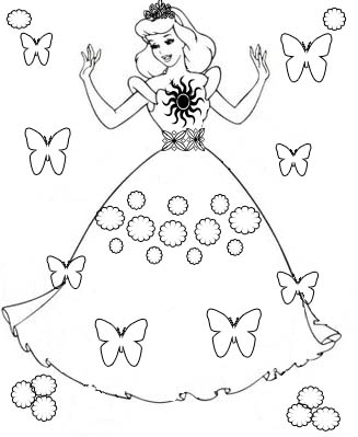 Butterfly Coloring Sheets: Princess Printables Kidsprincess Coloring ...