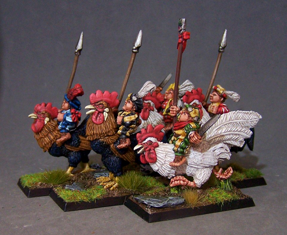 WK's Miniature Imperium: Halfling Rooster Rider Chickstarter!
