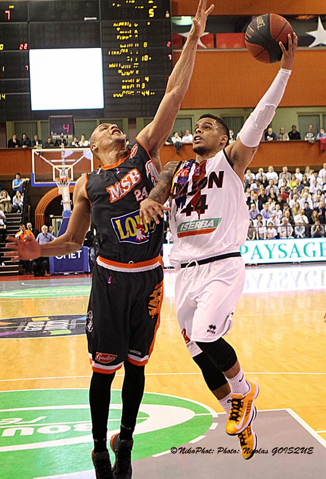NikoPhot: Basket: Un Mykal Riley hors norme propulse la JDA en demi-finale.