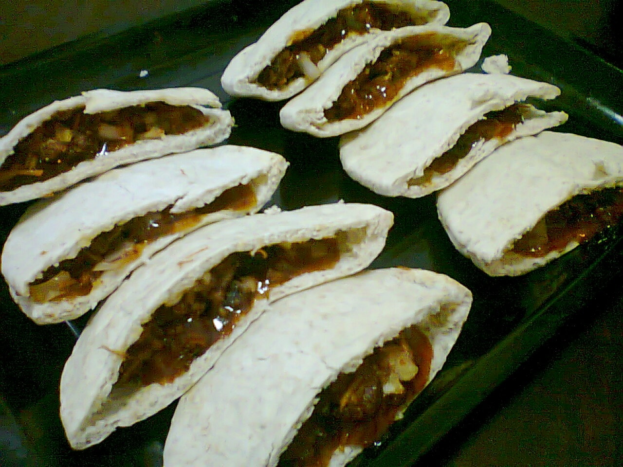 nota dari dapur: roti pita berdaging