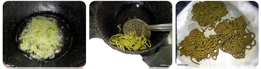 Palak Sev | Spinach Sev ~ Full Scoops - A food blog with easy,simple ...