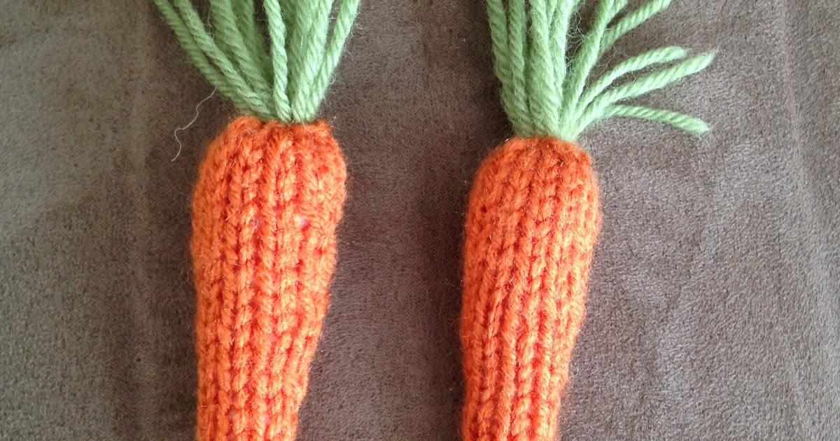 Knitting carrots