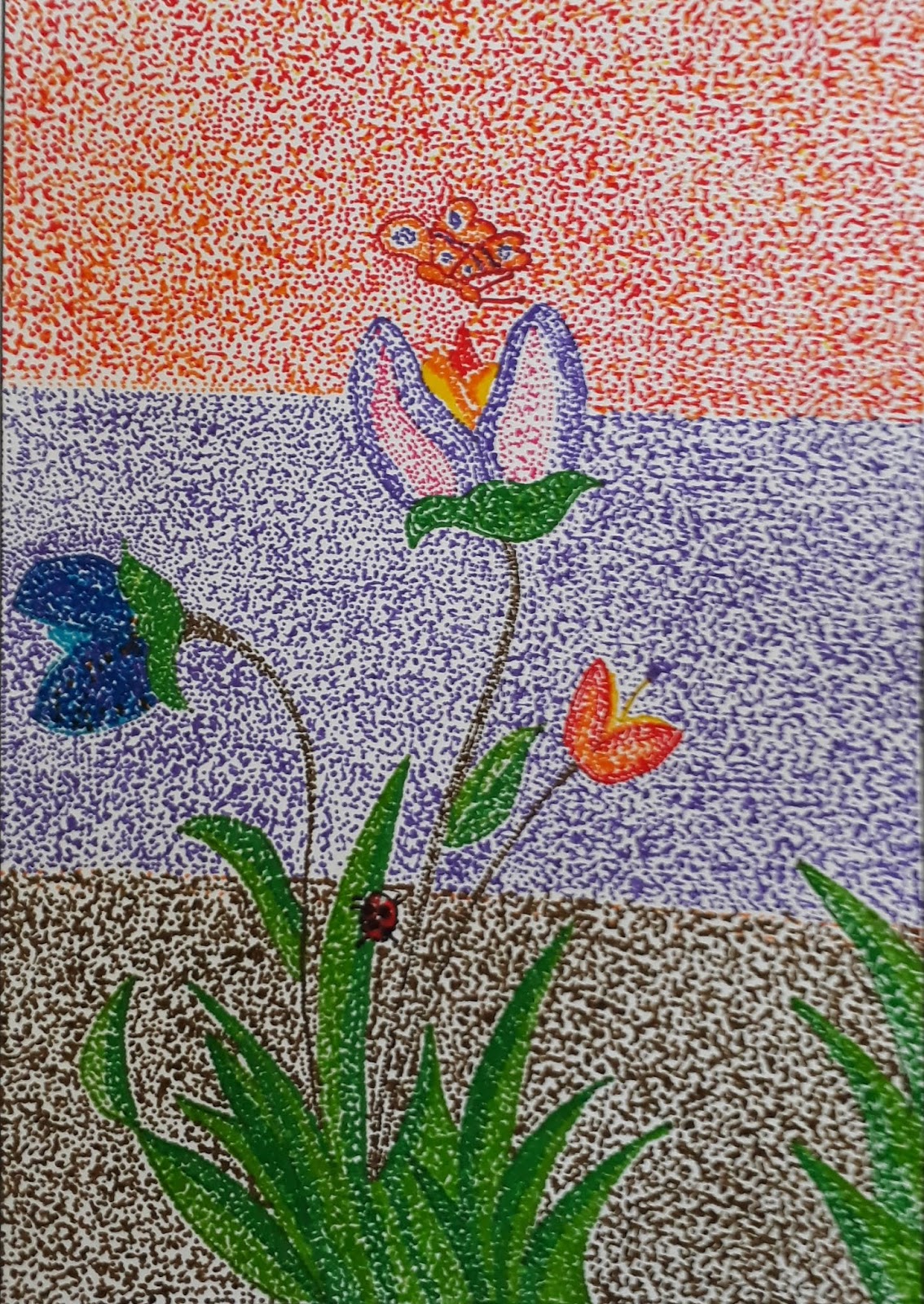 Gambar Pointilis, Pengertian beserta Contohnya - Ruslan Wahid