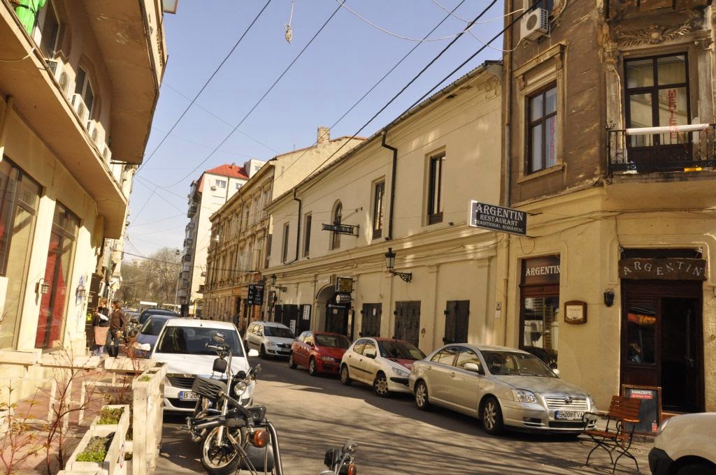 Turist în București: Strada Blanari - Centrul Vechi - Bucuresti