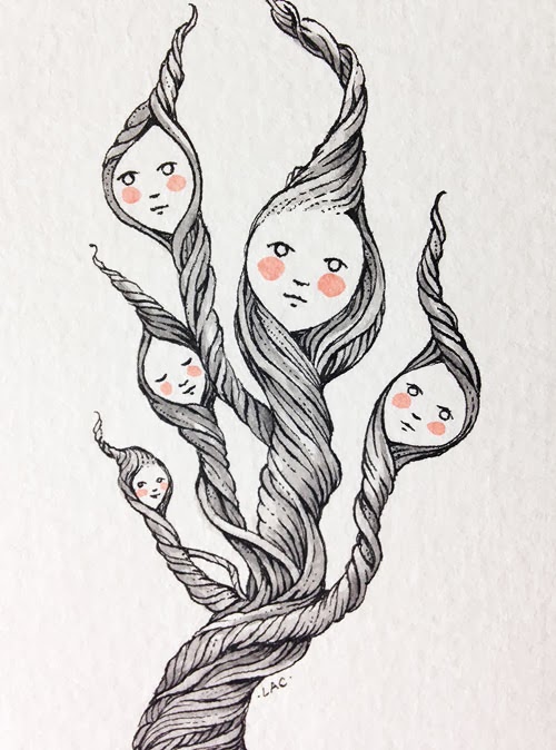 Busy Drawing Illustration Blog: Illustration Friday: "Twisted"