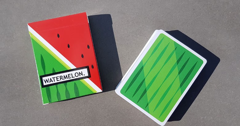 First Look: Watermelon Playing Cards by Flaminko Playing Cards