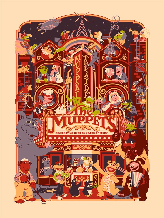 Muppet Stuff: James V Carroll's limited edition Muppet Theater prints ...