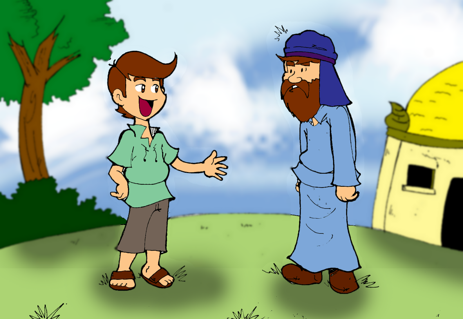 Blog das Revistas do Tiago : Párabola do filho pródigo - Ilustração