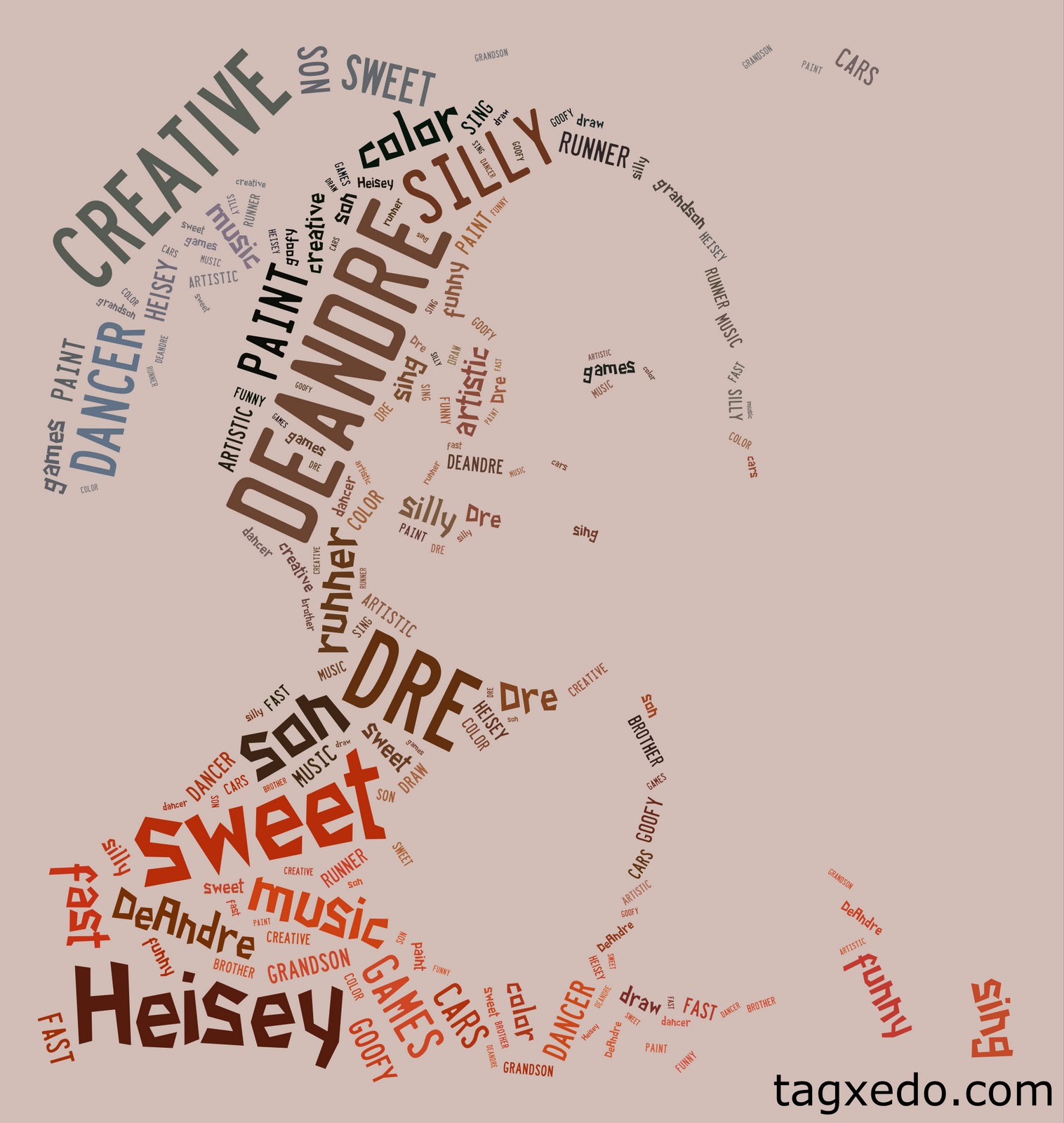 Random Bits Of Goodness: Craft a Week #8: Tagxedo Revisit