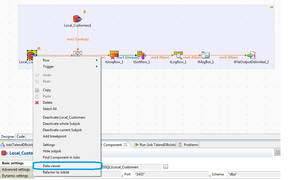 My Experiments With Talend Dataviewer A Useful Feature To Preview Data