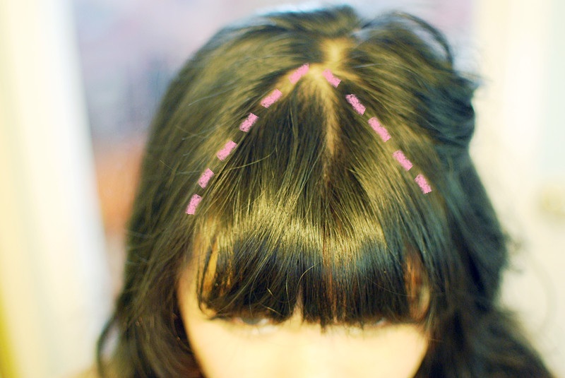 My Darling Rainbow: Straight Fringe Tutorial