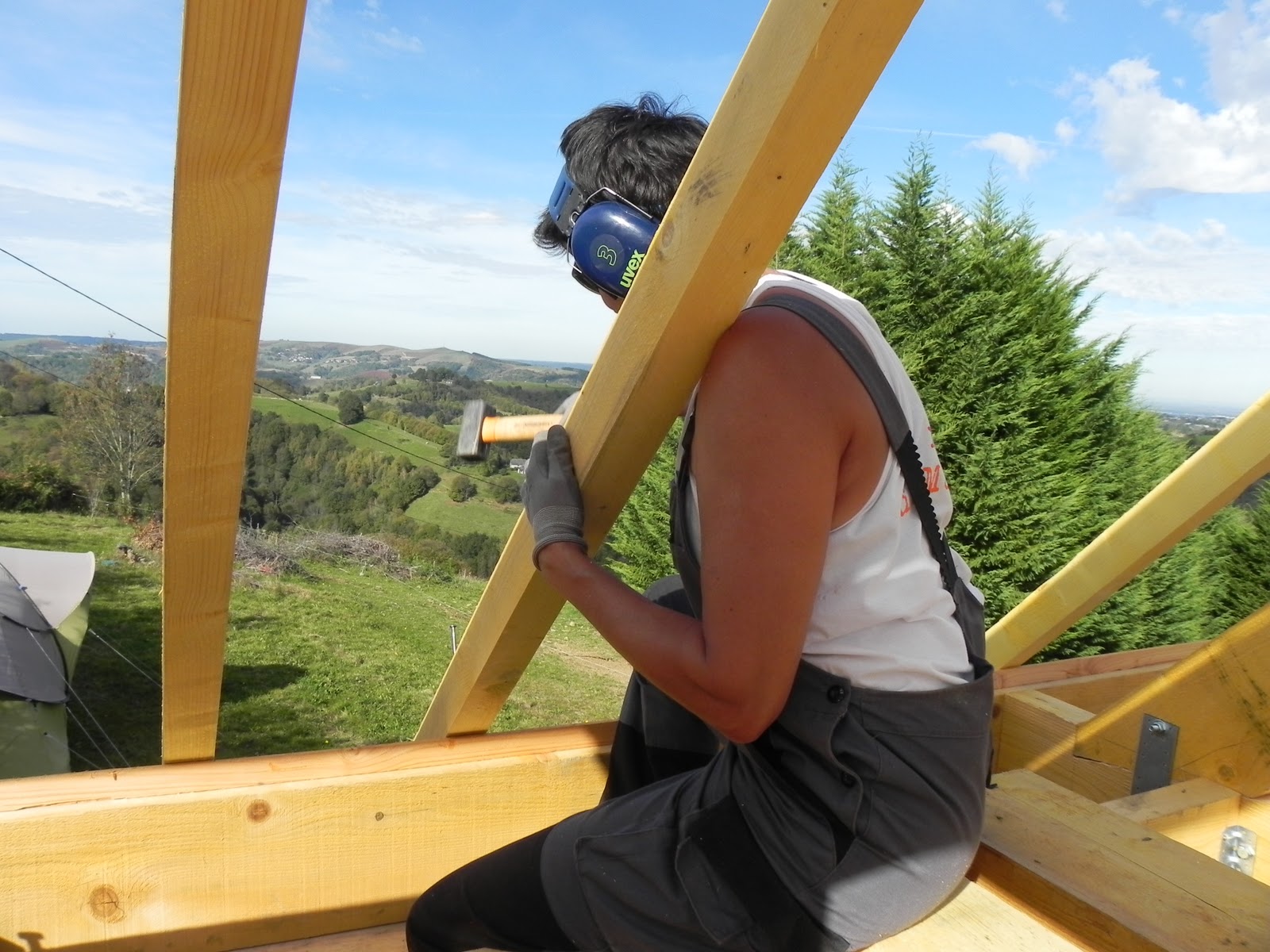 SL97: La Pose des chevrons ....