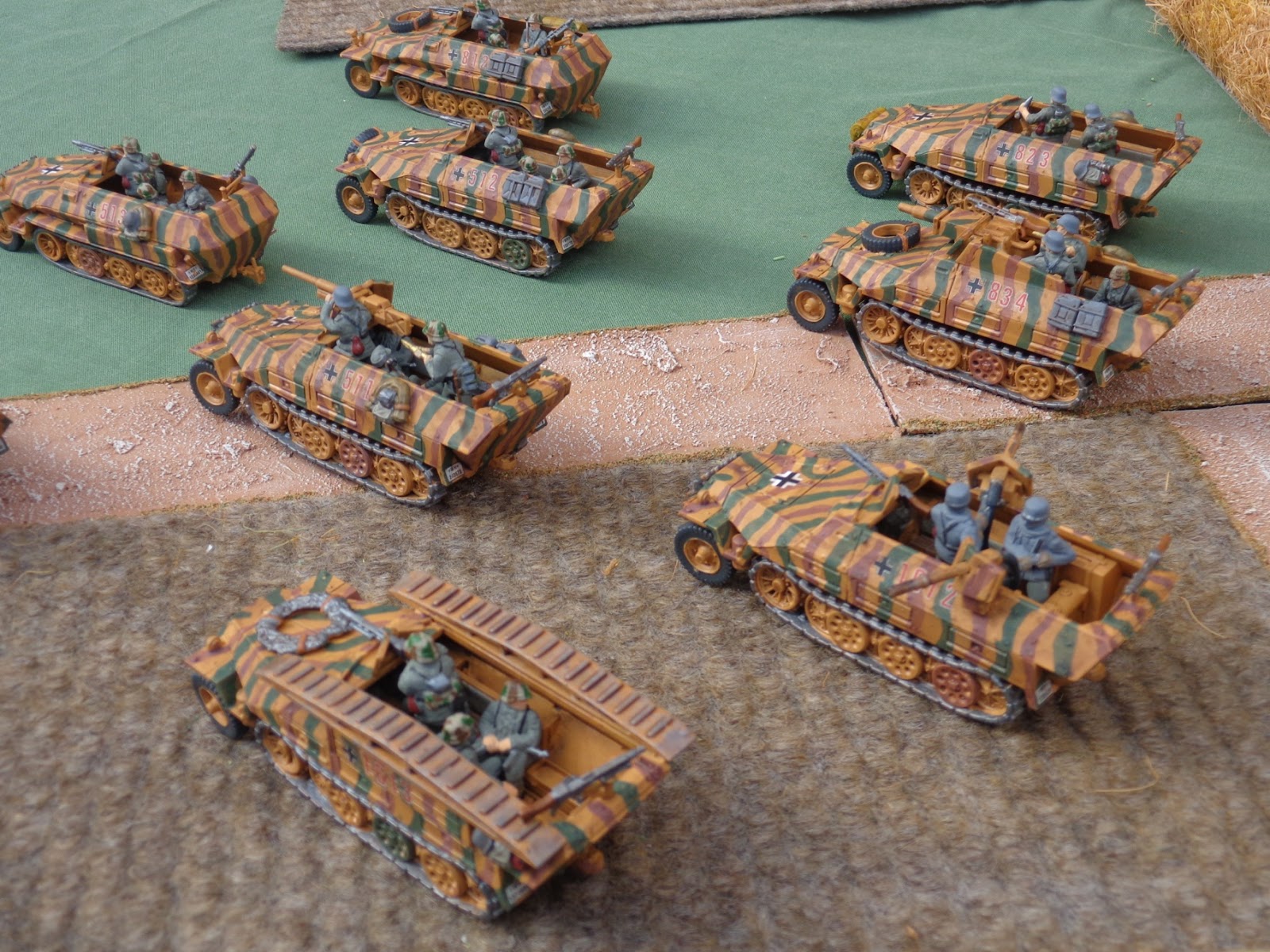 Will's Wargames Blog: German Half tracks sdkfz 251 ausf D