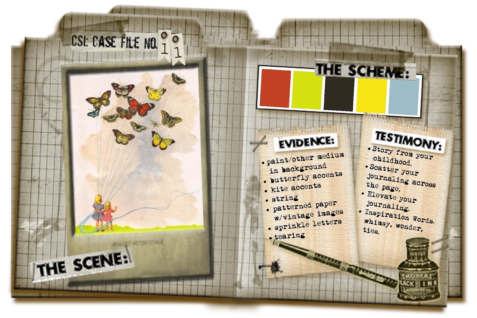 Little Scraps of Magic: Top of the World {CSI Case File No. 11}