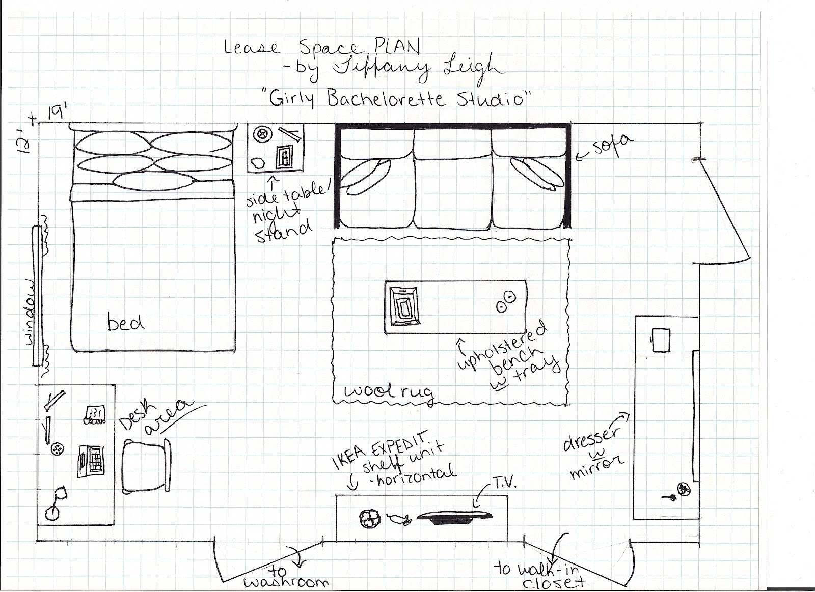Tiffany Leigh Interior Design: New Lease: Planning the Layout
