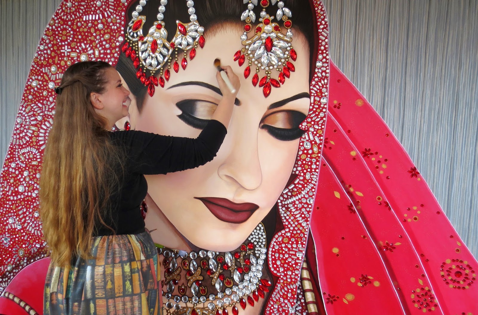 Malinda Prud'homme: A Mixed Media Artist's Blog: HUGE Custom "Preeti ...