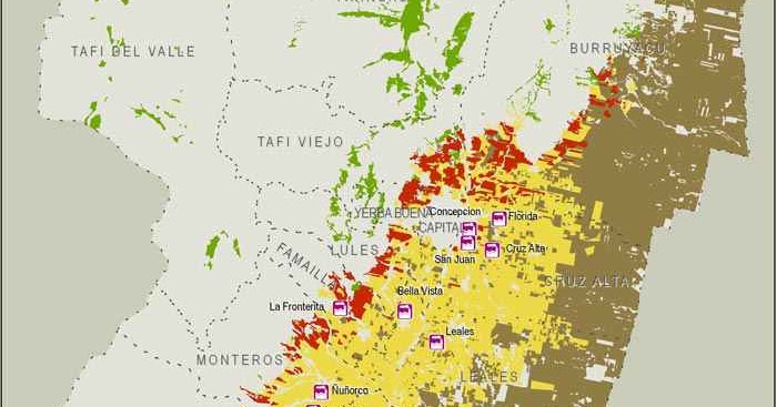 Cuenca del Río Salí-Dulce: Potenciales fuentes de carga puntual