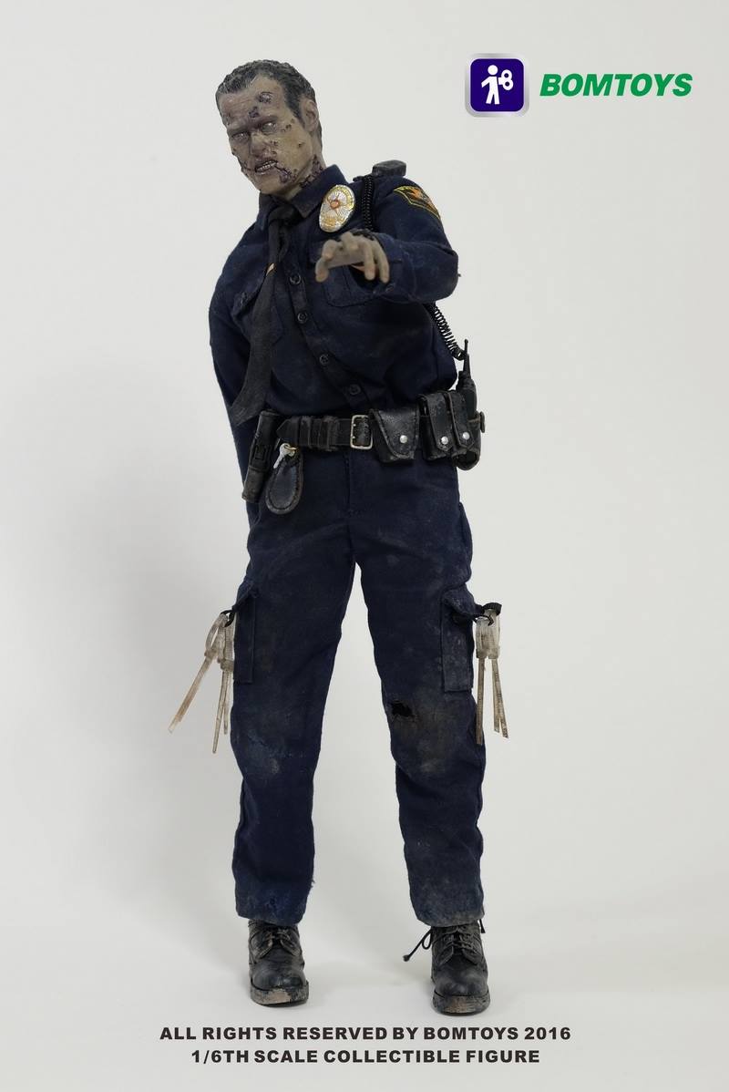 toyhaven: BOM Toys 1:6 scale Zombie Police Officer 12" Figure is going ...