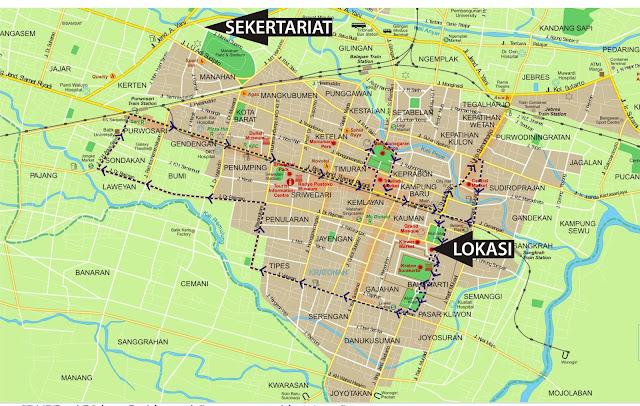 Gambar Peta Kota Surakarta Lengkap dan Terbaru - SITUS ILMUKU