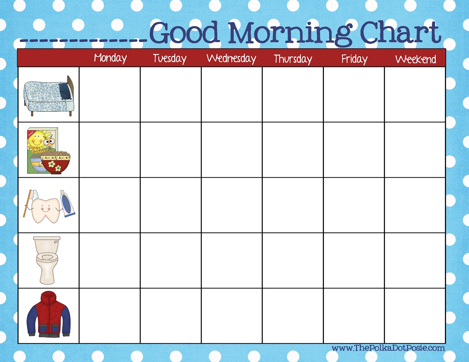 A Daily Dose Of Davis A Good Morning Chart For Toddlers Preschoolers a-daily-dose-of-davis-a-good-morning-chart-for-toddlers-preschoolers