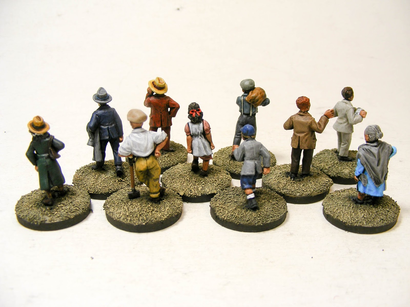Evil Bob's Miniature Painting: 28mm Commission: Various Pulp Figures