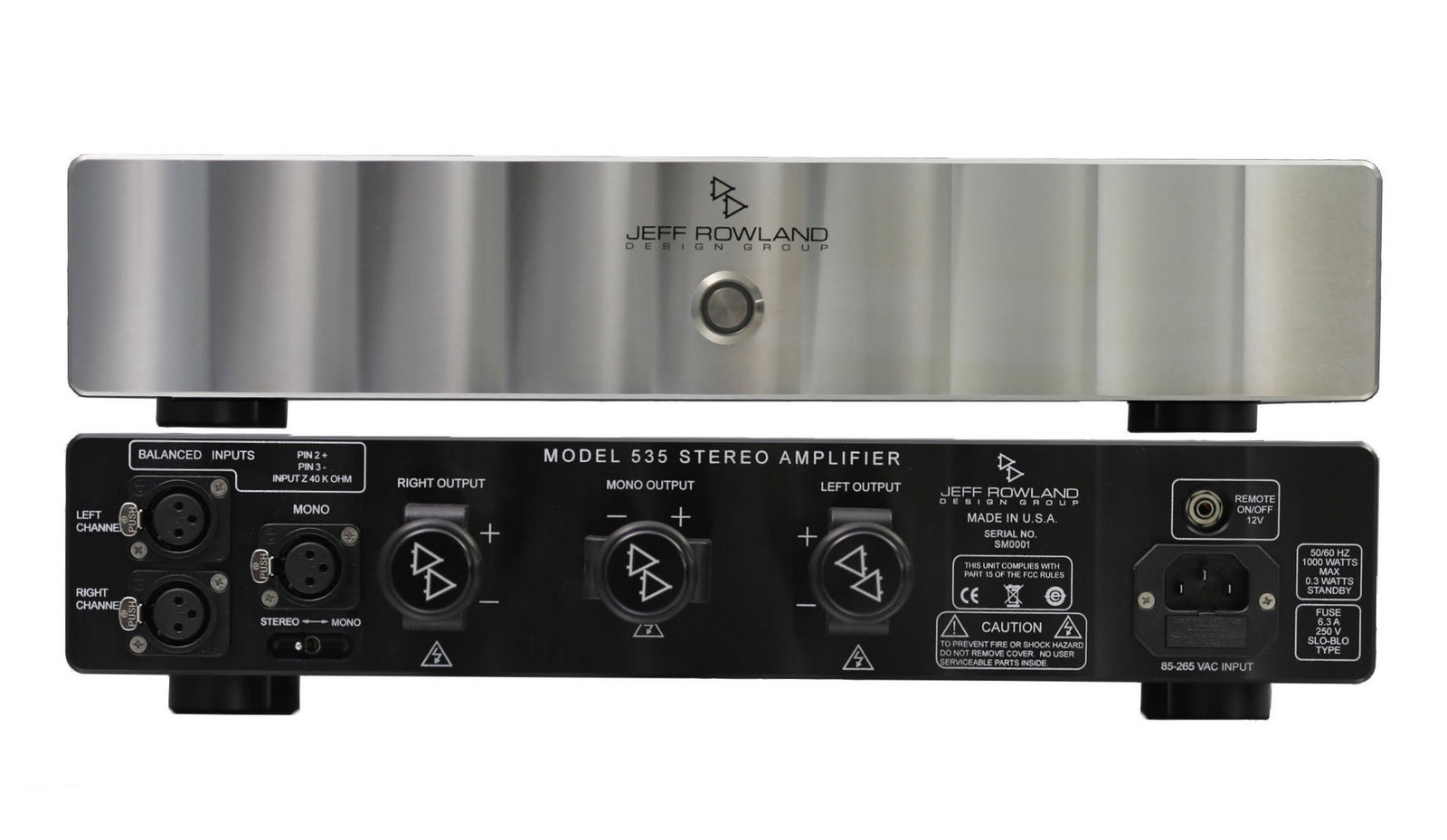 Wizard High-End Audio Blog: Jeff Rowland 535 Stereo Power Amplifier