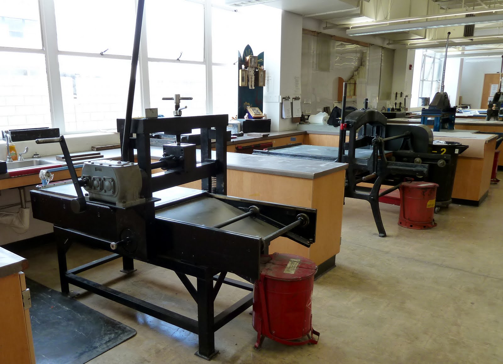 Hand Printers: "Printers" in my shop - old school at its best!
