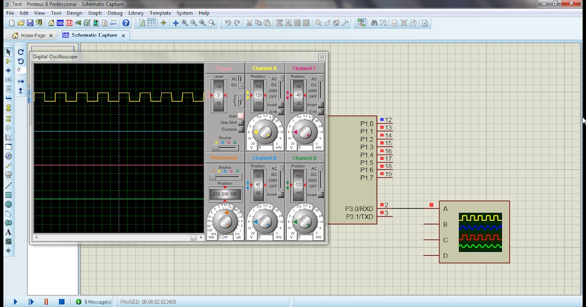How to Use Timer-0 in AT89C1051 (8-bit Auto-Reload Mode)